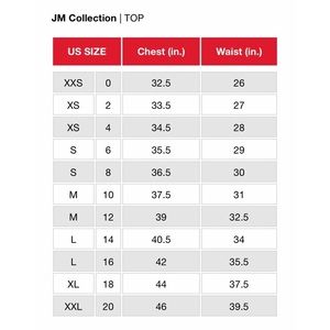 JM Collection | Tops | Nwt Jm Collection Keyhole Twisted Front Top ...